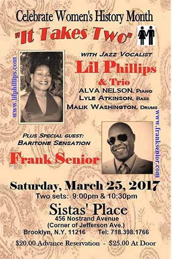 Come hear the dynamic Lil Phillips and her band perform at Sistas ...